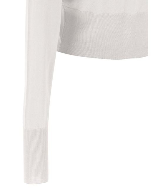 Vivienne Westwood 'Bea' Cardigan in White | Lyst UK