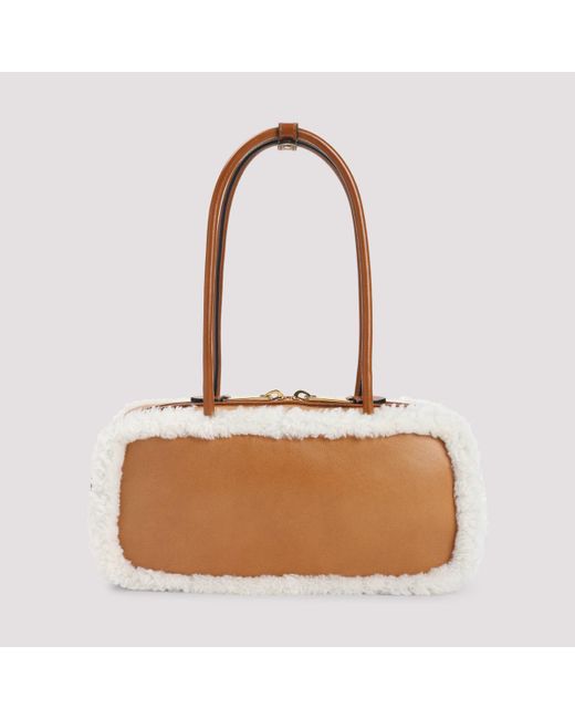 Miu Miu Shoulder Bags in Natural | Lyst UK