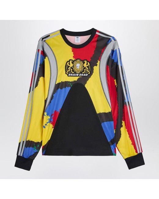 adidas x Brain Dead Eqt Jersey With Logo Patch in Black for Men | Lyst UK