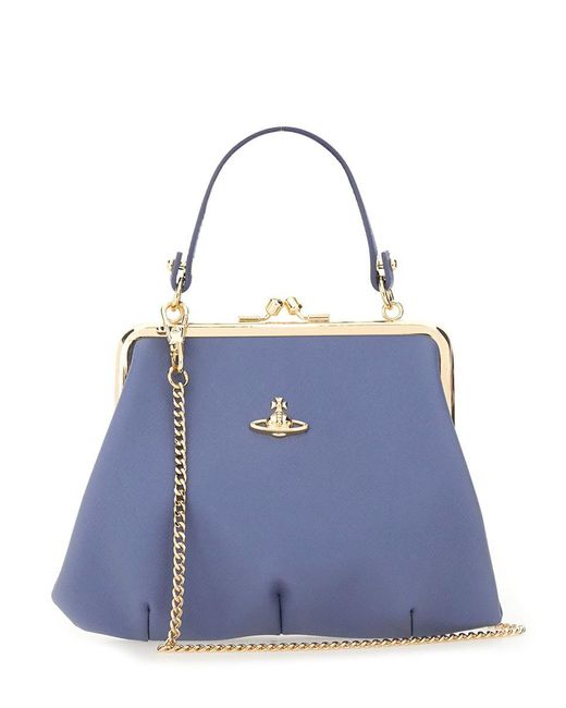 Vivienne Westwood "Granny Frame" Bag in Blue | Lyst