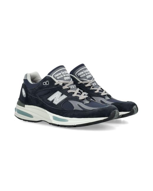 New Balance 991 V2 Miuk Sneakers in Blue | Lyst