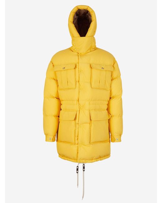 Moncler Genius Padded Hood Jacket in Yellow for Men | Lyst