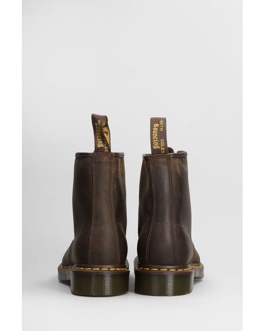 Dr. Martens 1460 Combat Boots in Brown for Men | Lyst UK