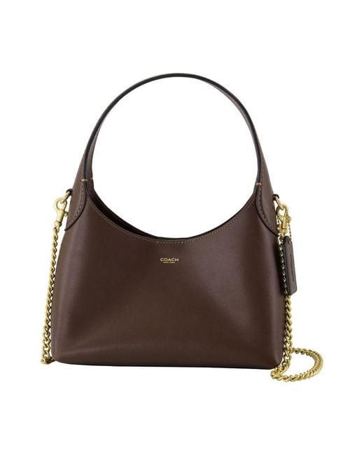 COACH Brooklyn 23 Shoulder Bag in Brown | Lyst