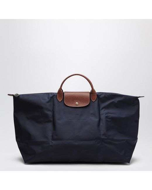 Longchamp Travel Bag M La Pliage Original in Blue | Lyst