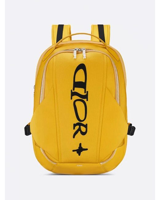 Dior Backpack Bags in Yellow for Men | Lyst
