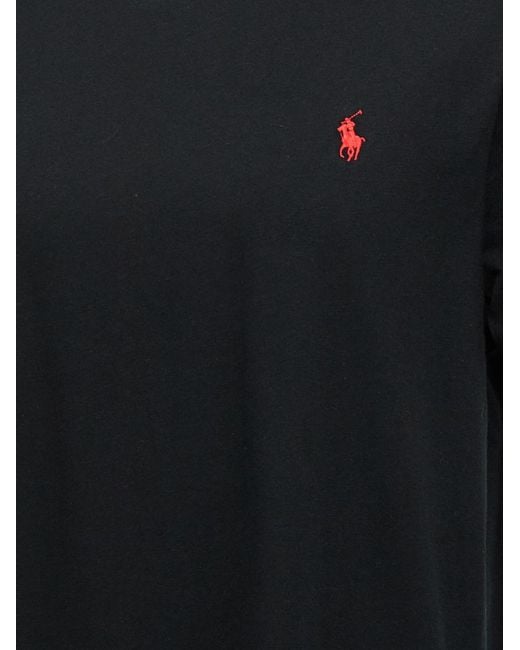 Polo Ralph Lauren Logo T-shirt in Black for Men | Lyst UK