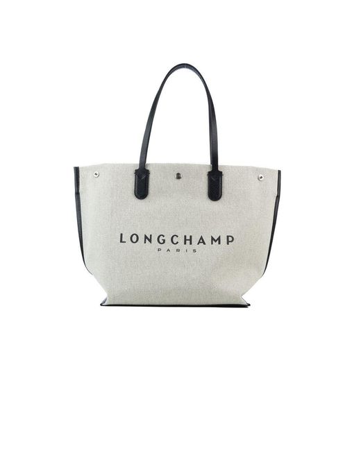 Longchamp Shopping Bags in White | Lyst