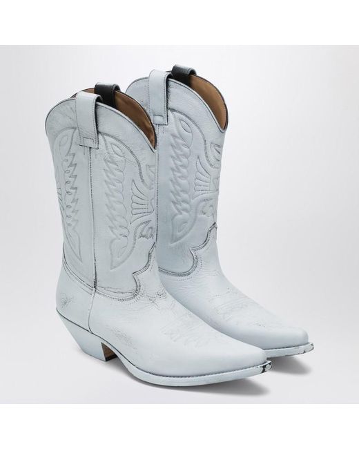 MM6 by Maison Margiela Florence Cowboy Boots in Blue for Men | Lyst UK