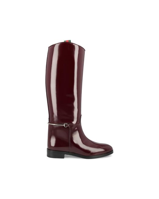 Gucci Boots in Red | Lyst
