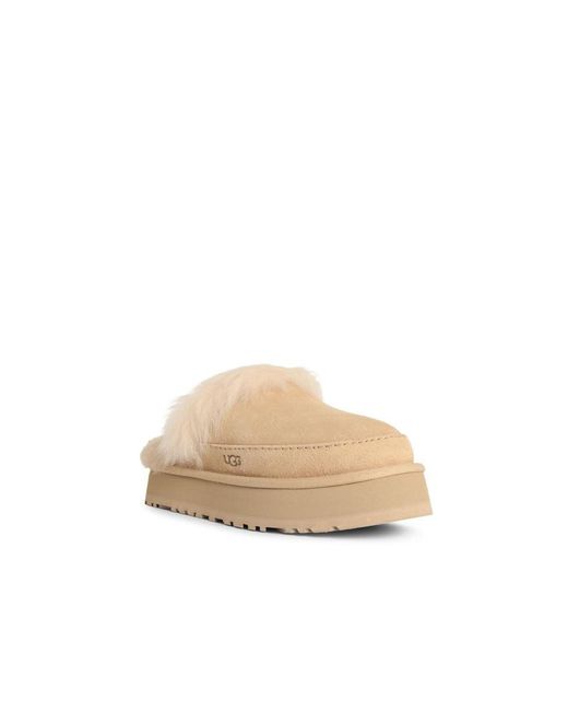 UGG Floppy Chalet' Suedesabbia Slippers in Natural | Lyst UK