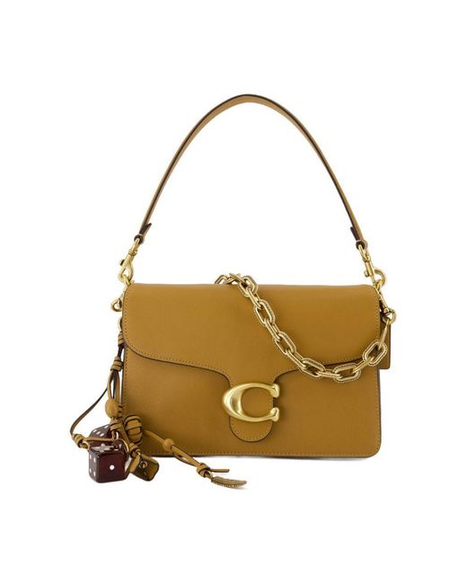 COACH Chain Tabby Shoulder Bag in Metallic | Lyst