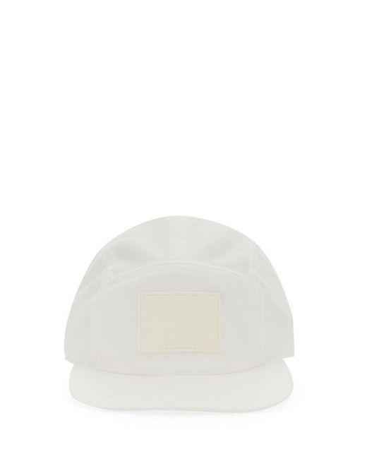 MM6 by Maison Martin Margiela Baseball Cap in White | Lyst