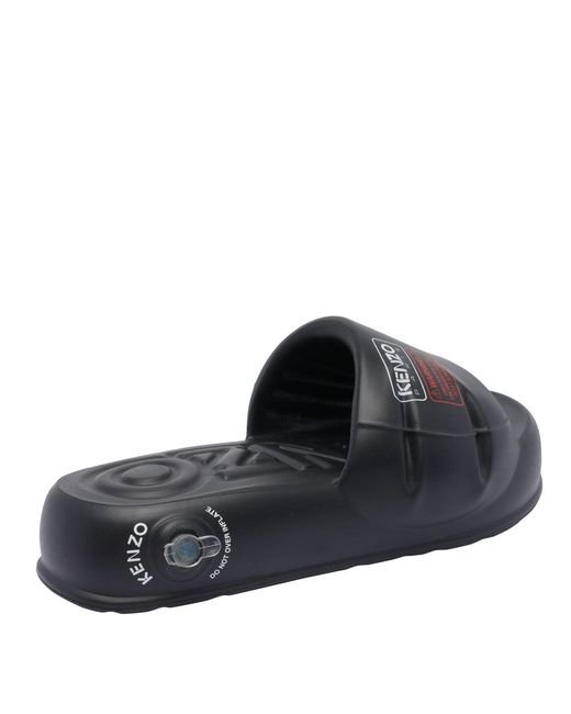 KENZO Sandals in Black | Lyst UK