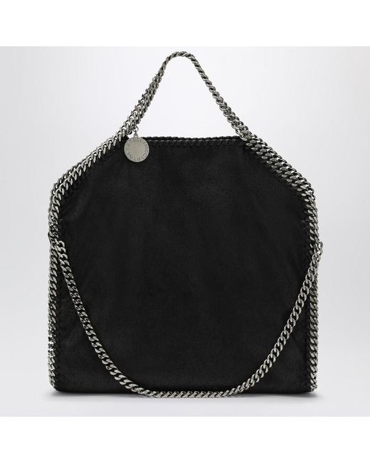 Stella McCartney Falabella Fold Over Bag in Black | Lyst UK