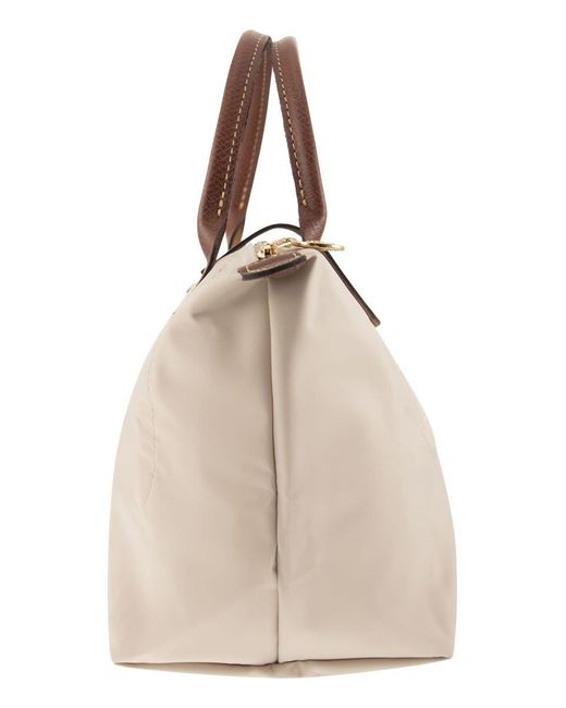 Longchamp Le Pliage Original - Handle Bag S in Brown | Lyst