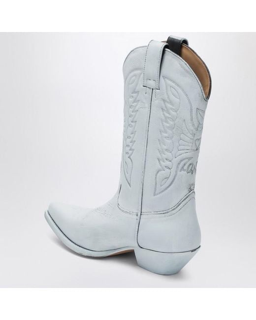 MM6 by Maison Margiela Florence Cowboy Boots in Blue for Men | Lyst UK