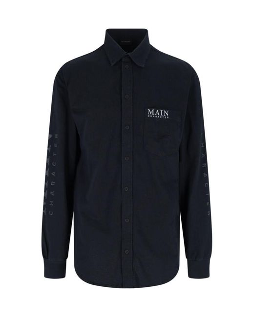 Balenciaga Main Character Shirt in Blue for Men | Lyst UK