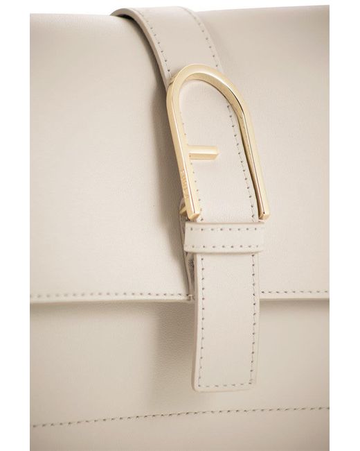Furla Flow M in Natural | Lyst UK