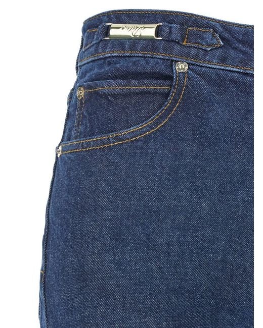 FRAME x Ritz Paris 'The Ritz Ruler' Flared Jeans With Logo Plaque On ...