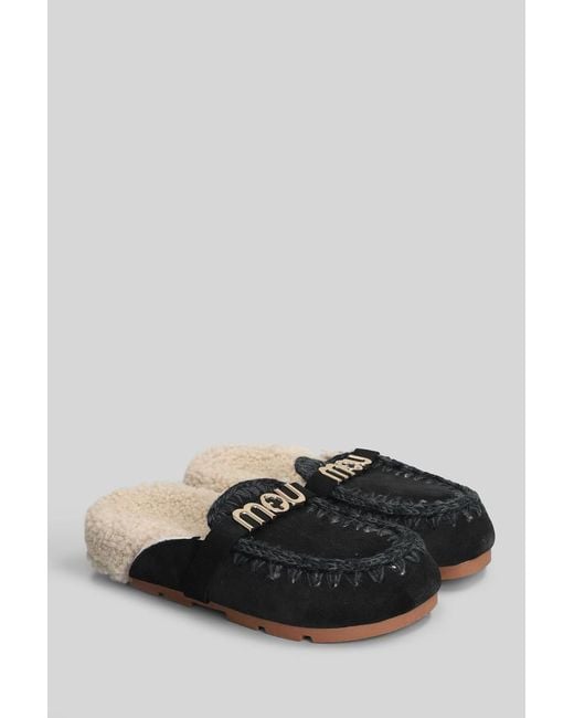 Mou Winter Bio Slide Slipper-Mule in Black | Lyst UK