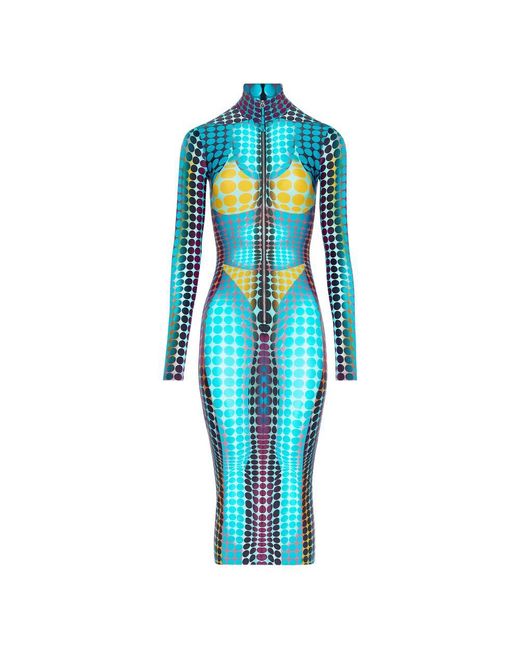 Jean Paul Gaultier Dresses in Blue | Lyst UK