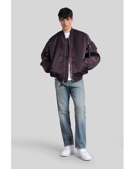 Alpha Industries Ma-1 Bomber Jacket in Purple for Men | Lyst UK