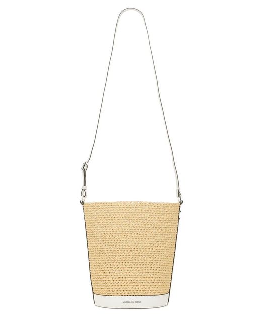 MICHAEL Michael Kors Townsend Shoulder Bag in White | Lyst UK