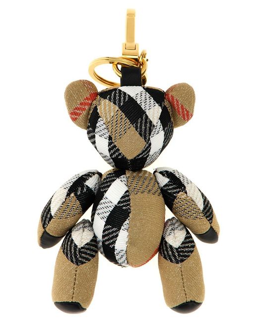 Burberry 'Orsetto Thomas' Bag Pendant in Metallic | Lyst