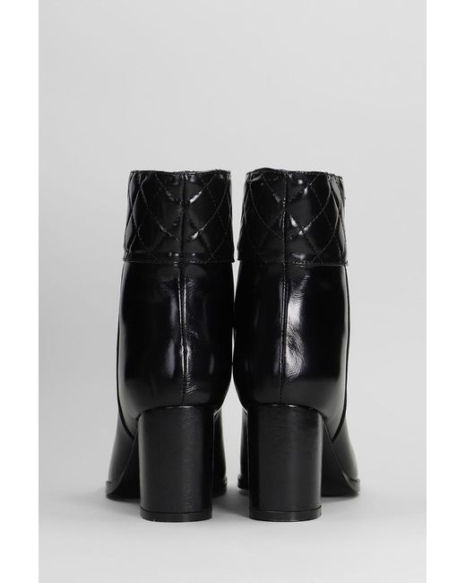 GOLD&ROUGE Tulli High Heels Ankle Boots in Black | Lyst UK