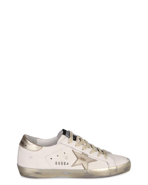 Golden Goose Superstar Leather Low-Top Sneakers | Lyst UK