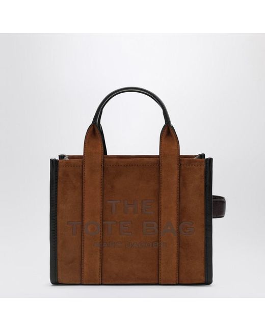 Marc Jacobs Small Copper Suede Tote Bag in Brown | Lyst UK