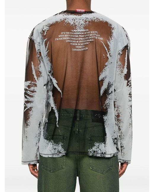 DIESEL Sweaters in Grey for Men | Lyst UK