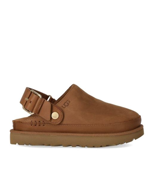 UGG Goldenstar Villa Chestnut Clog in Brown | Lyst
