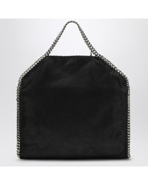 Stella McCartney Falabella Fold Over Bag in Black | Lyst UK