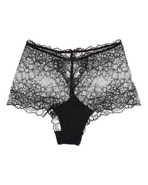 Lise Charmel Lace Highwaist Briefs in Gray | Lyst