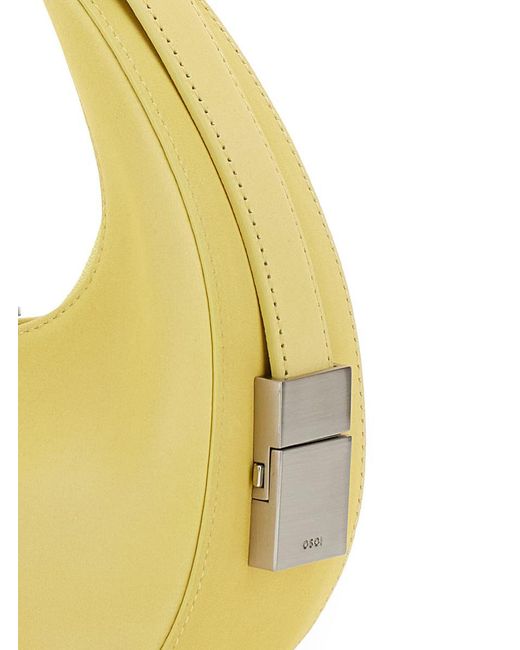 OSOI 'Mini Toni' Shoulder Bag With Engraved Logo in Metallic | Lyst