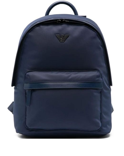 Emporio Armani Backpack Bag in Blue for Men | Lyst UK