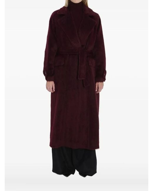 Max Mara "albata1234" Oversized Coat Clothing in Red | Lyst UK