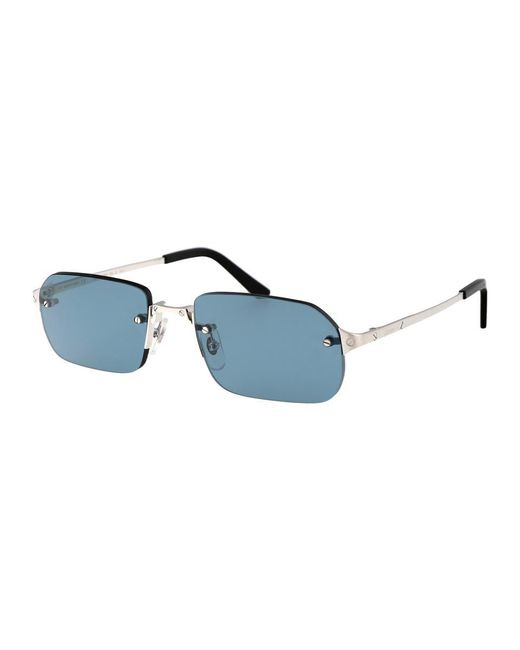 Cartier Sunglasses in Blue for Men | Lyst UK