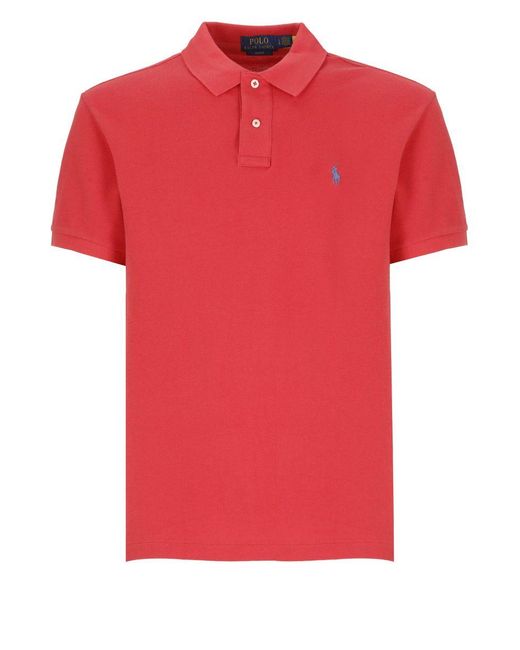 Ralph Lauren T-Shirts And Polos in Red for Men | Lyst UK