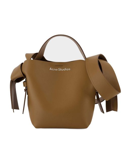 Acne Studios Musubi Mini R Crossbody in Brown | Lyst