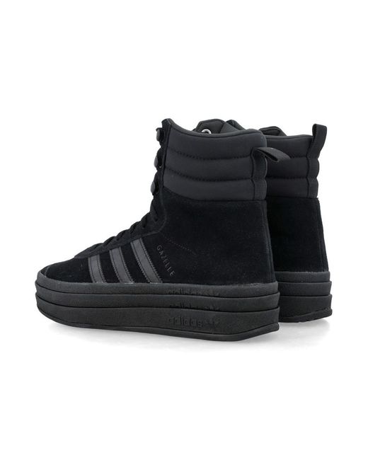 adidas Originals Gazelle Boot Woman in Black | Lyst