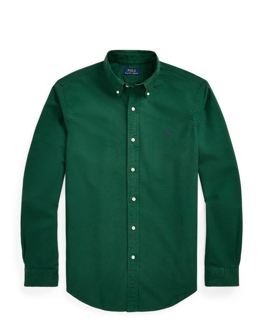 Polo Ralph Lauren Oxford Shirt in Green for Men | Lyst UK