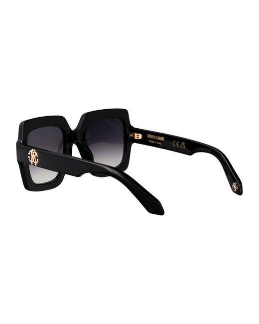 Roberto Cavalli Sunglasses in Black | Lyst UK