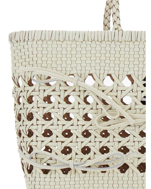 OSOI 'Biscuit Tote' Handbag With Double Round Handles And Braided ...