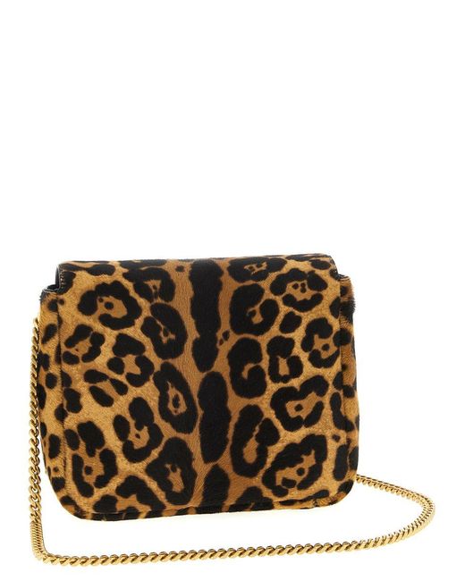 Saint Laurent 'kate Soup' Crossbody Bag in Metallic | Lyst UK