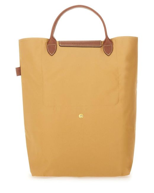 Longchamp "Le-Pliage Re-Play" Bag in Natural | Lyst