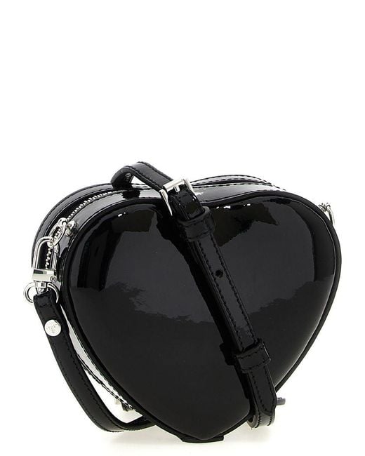 Vivienne Westwood 'mini Heart' Crossbody Bag in Black | Lyst