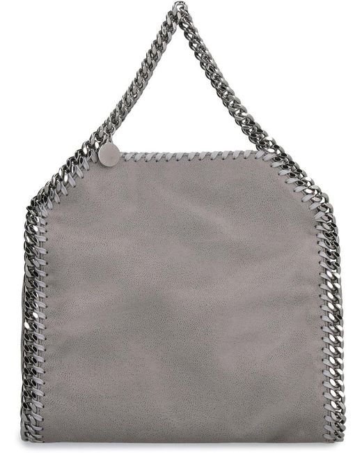 Stella McCartney Falabella Mini Tote in Grey | Lyst UK